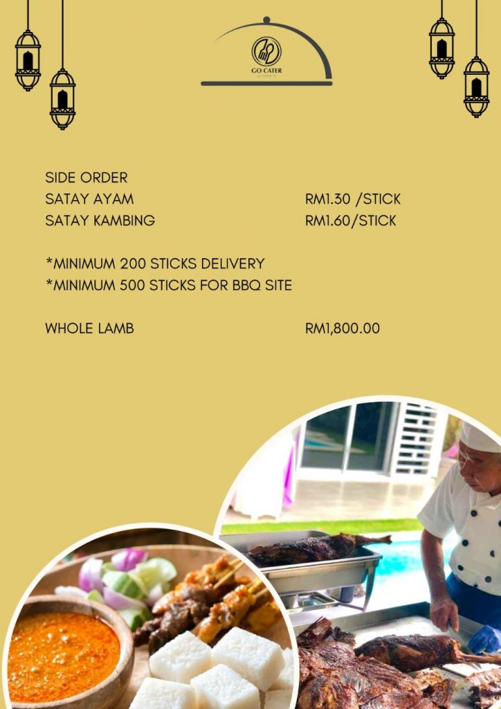Menu - GoCater
