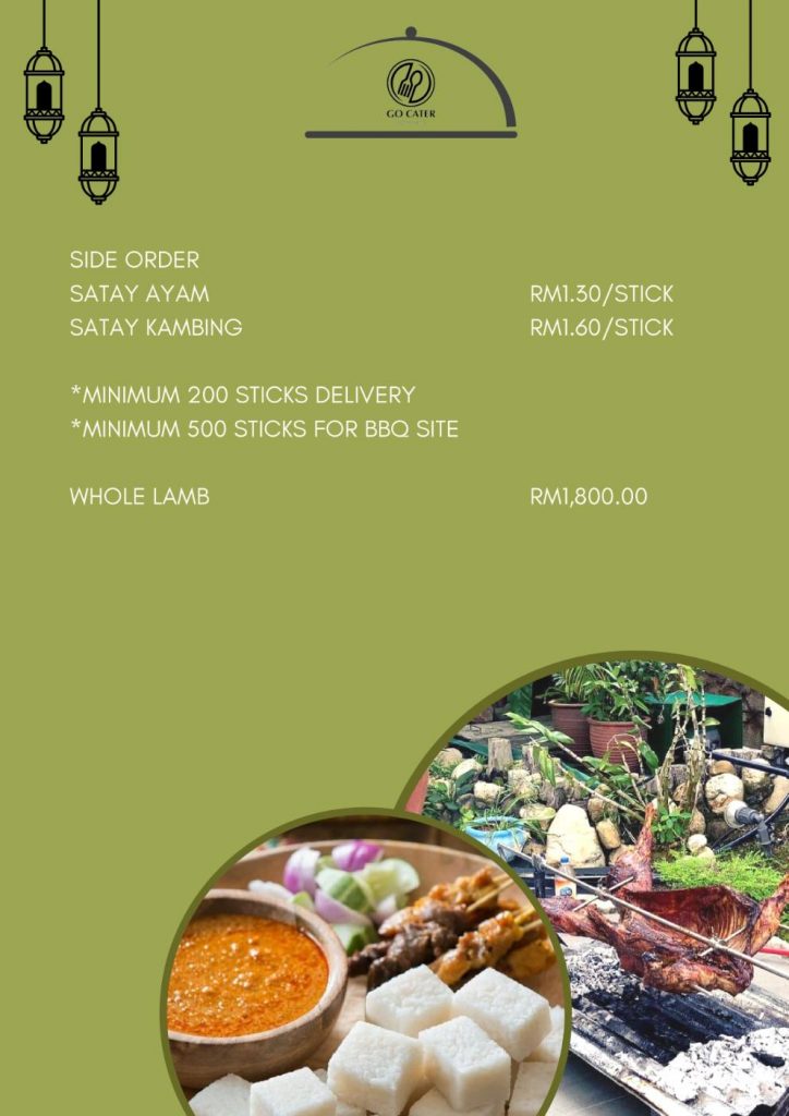 Menu - GoCater