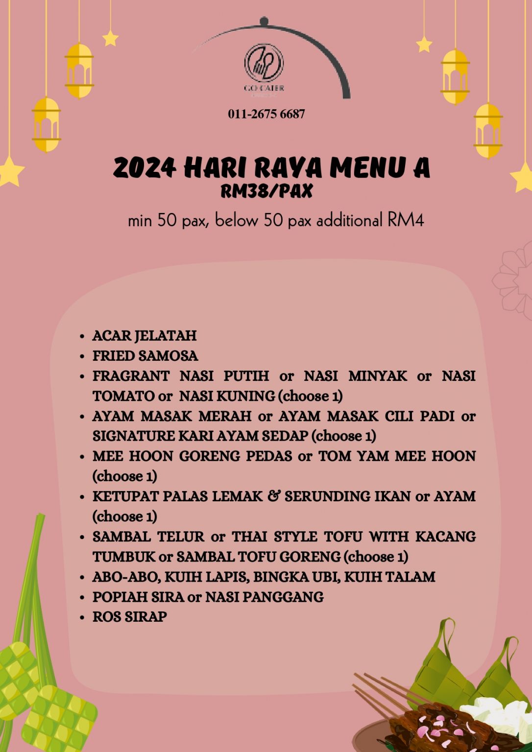 Menu - GoCater